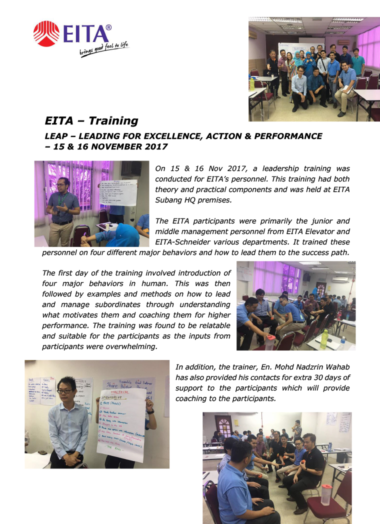 LEAP Training – Eita